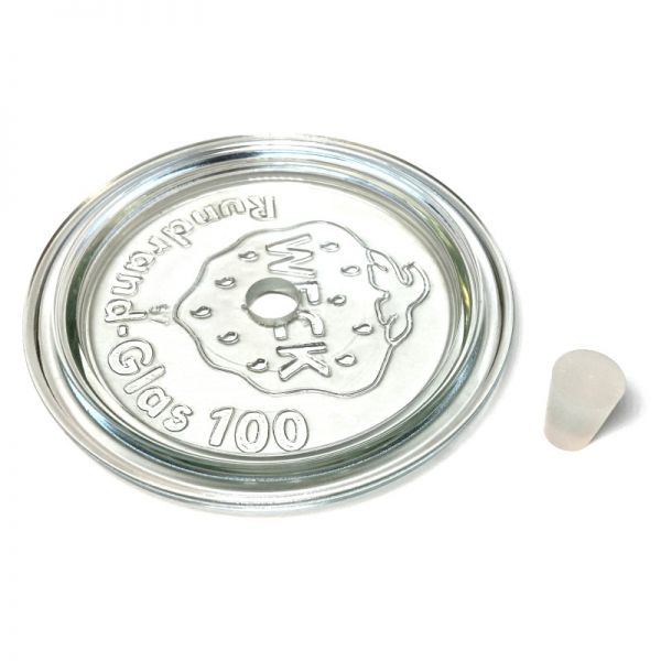Couvercle WECK avec trou ou découpe 12 mm Ø